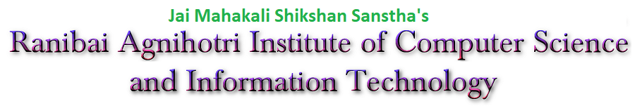 Home | Ranibai Agnihotri Institute of Computer Science and Information ...